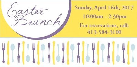 Easter Brunch Banner - Hotel Northampton
